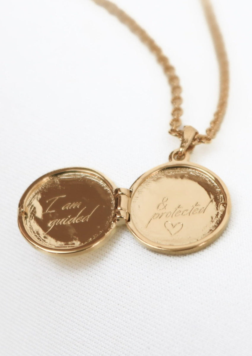 Chara Locket - Gold – Nomad + Home NZ